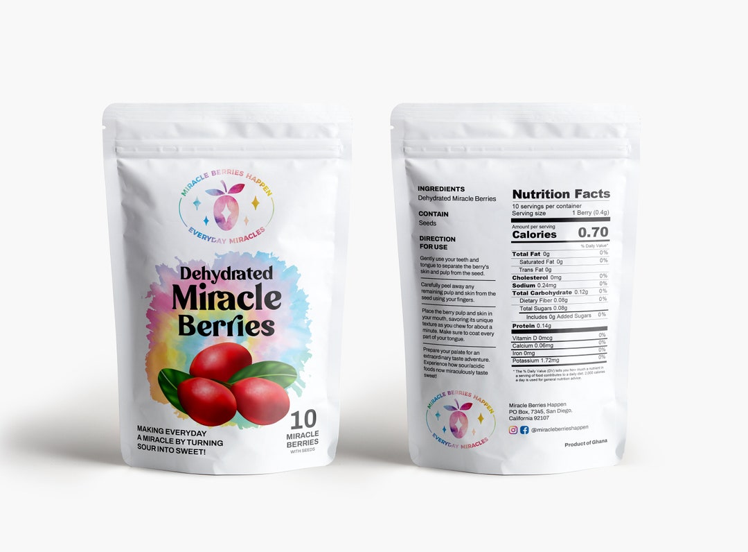 Miracle Berry, Unique Gift, Birthday Party, Kids Gift, Magic Berry ...