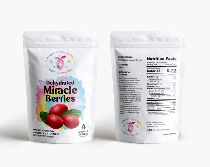 Miracle Fruit Synsepalum Dulcificum Miracle Berry Fruit Seedling PLANT ...