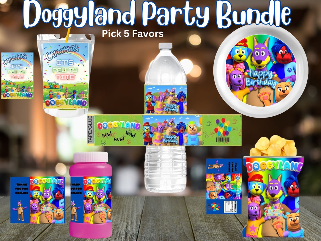 Doggy Land Party Supplies Doggy Land Favor Kids Birthday Pawty Snoop ...