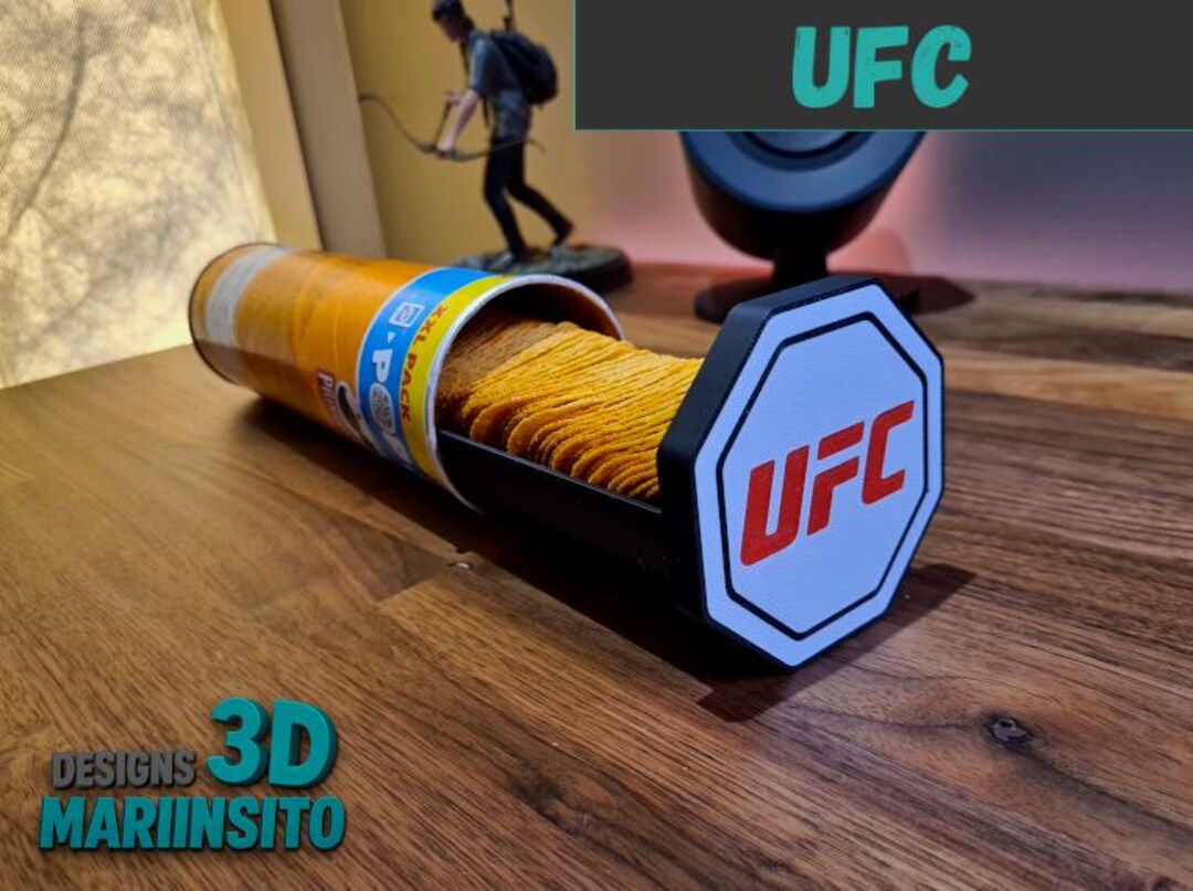 Pringles Tray With Lid (UFC Version) - (STL/STP Files for Printing) - Etsy