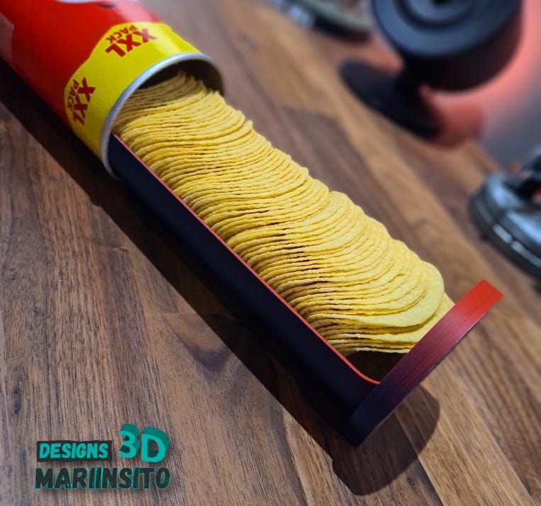 Pringles Tray With Lid (STL/STP Files for Printing) - Etsy