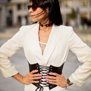 Corset "base" Made of Eco Leather. - Etsy