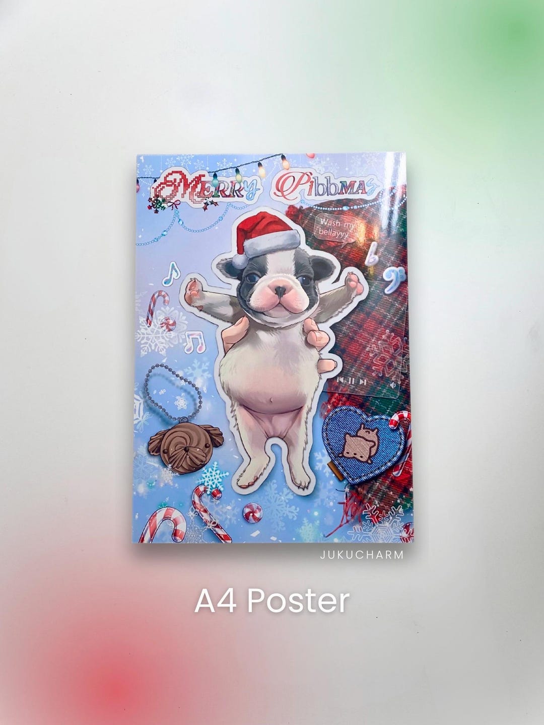 Pibble Dog Meme A4 Print Christmas Poster - Etsy