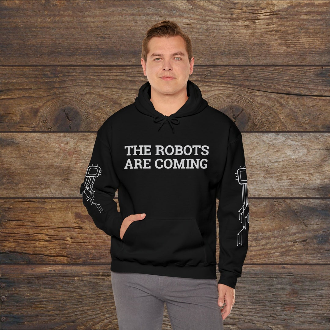 Robot Hoodie for Nerd Machine Revolution Sweatshirt for Graduation Gift ...