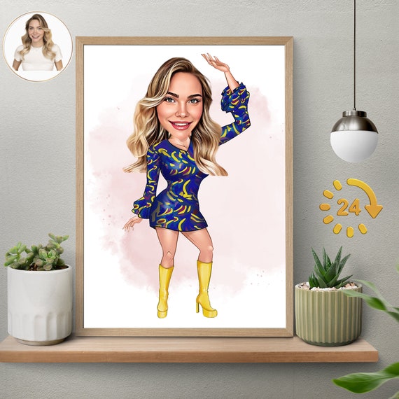 Cartoon Blonde Dancing