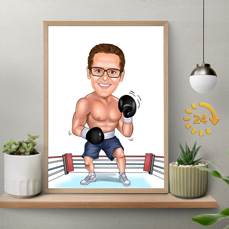 Cartoon Print Boxers - Etsy