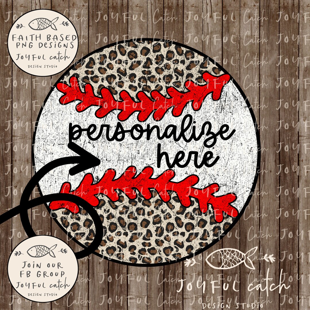Distressed Baseball Png Grunge Baseball Png Distressed Leopard Baseball ...