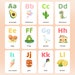 Printable Alphabet Flash Cards / Preschool Early Learning / Kids Room ...