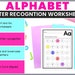 Letter Recognition Worksheets - Letter Find - Letter Identification ...