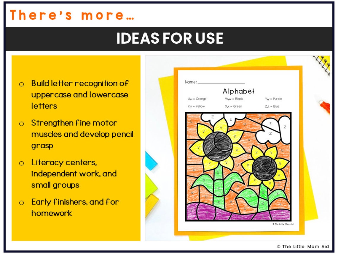 Fall Color by Letter - Alphabet Coloring Pages, Letter Recognition ...
