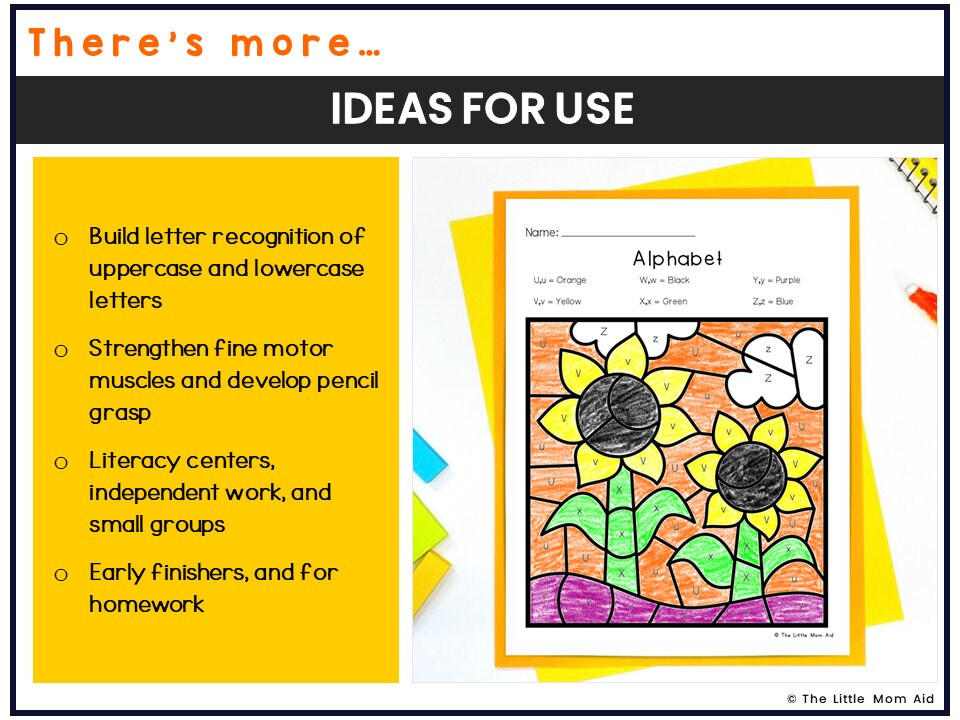 Fall Color by Letter - Alphabet Coloring Pages, Letter Recognition ...