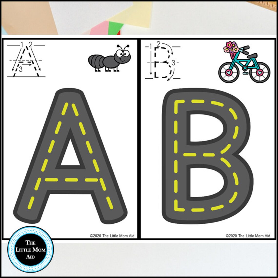 Alphabet Fine Motor Center - Large Letter Tracing Road Mats ...