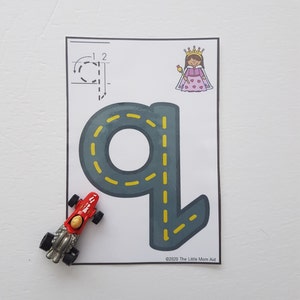 Alphabet Fine Motor Center - Large Letter Tracing Road Mats ...