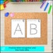 Alphabet Fine Motor Activity - Push Pin Poke Letters for Preschool and ...