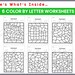 Christmas Color by Letter - Alphabet Coloring Pages - Letter ...