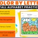 Fall Color by Letter - Alphabet Coloring Pages, Letter Recognition ...