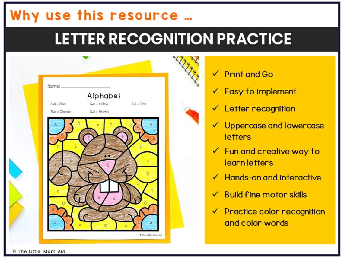 Fall Color by Letter - Alphabet Coloring Pages, Letter Recognition ...