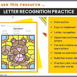 Fall Color by Letter - Alphabet Coloring Pages, Letter Recognition ...