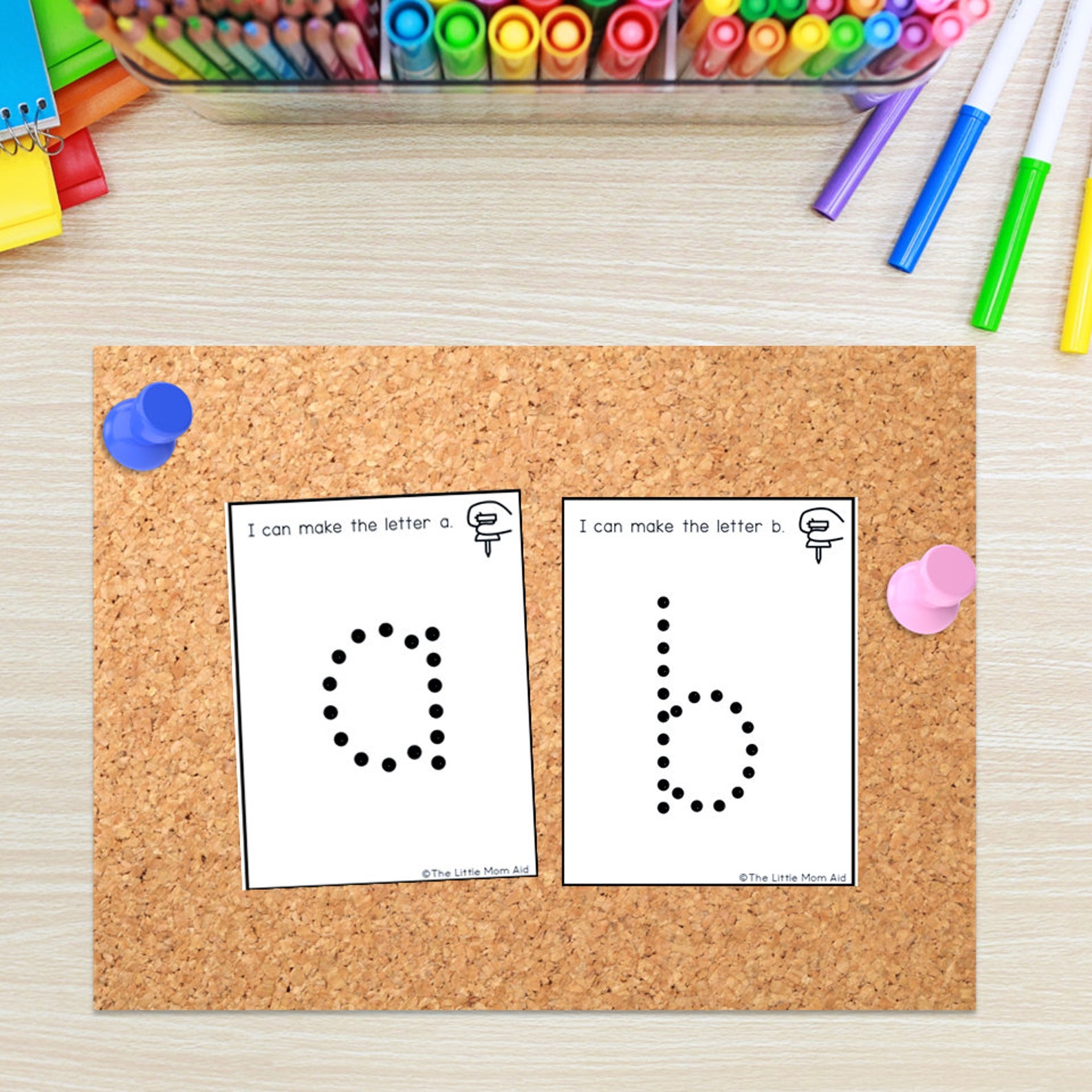 Alphabet Fine Motor Activity - Push Pin Poke Letters for Preschool and ...