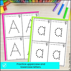 Alphabet Fine Motor Activity - Push Pin Poke Letters for Preschool and ...