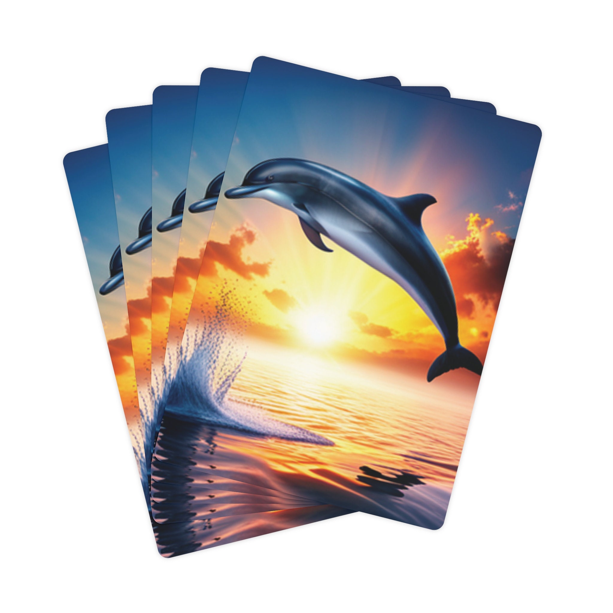 Dolphin Cards, Playing Cards, Poker Cards, Dolphin Gift, Unicorn Gifts ...
