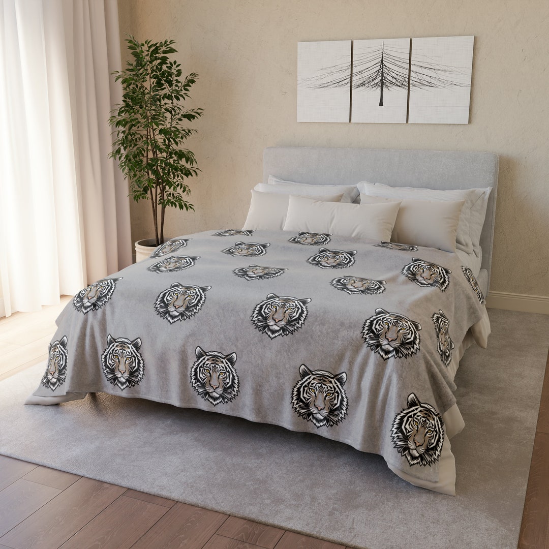 Tiger Throw Blanket, Tiger Blanket, Fleece, Blanket Throw, Soft, Cuddly ...