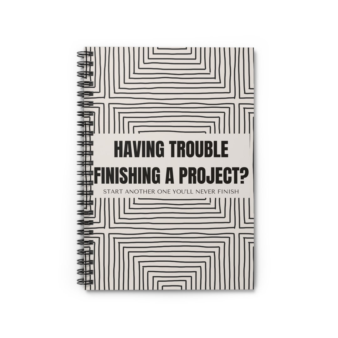 Funny Spiral Notebook Ruled Lined, Lined Notebook, A5 Journal, Quirky ...