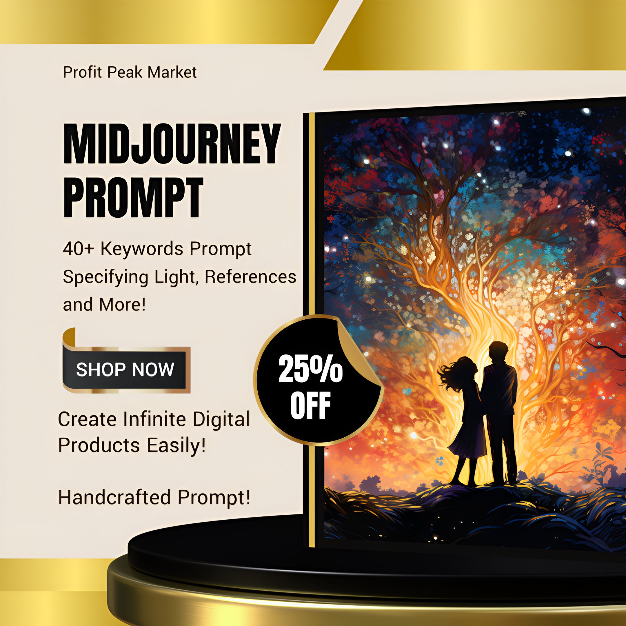 Infinite Wall Art Midjourney Prompt Wall Art Prompt Premium AI Prompt Digital Print Prompt ...