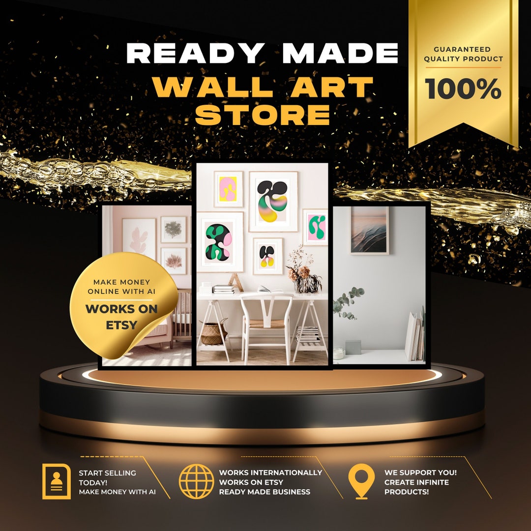 Ready Made Wall Art Store Start a Store Starter Listings, Prompts ...