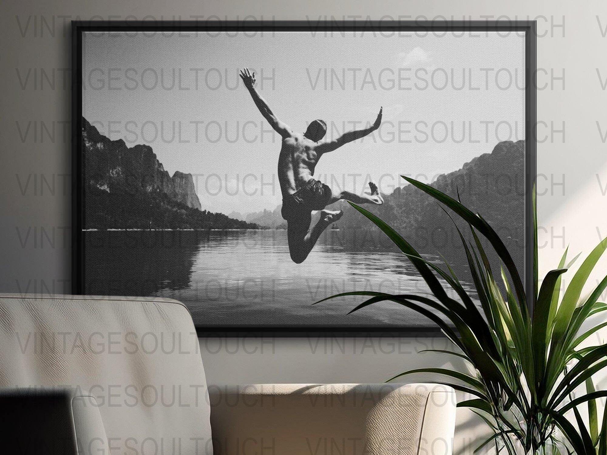 Classic Vintage B and W Cheer Cheer Sepia Wall Retro Sepia - Etsy