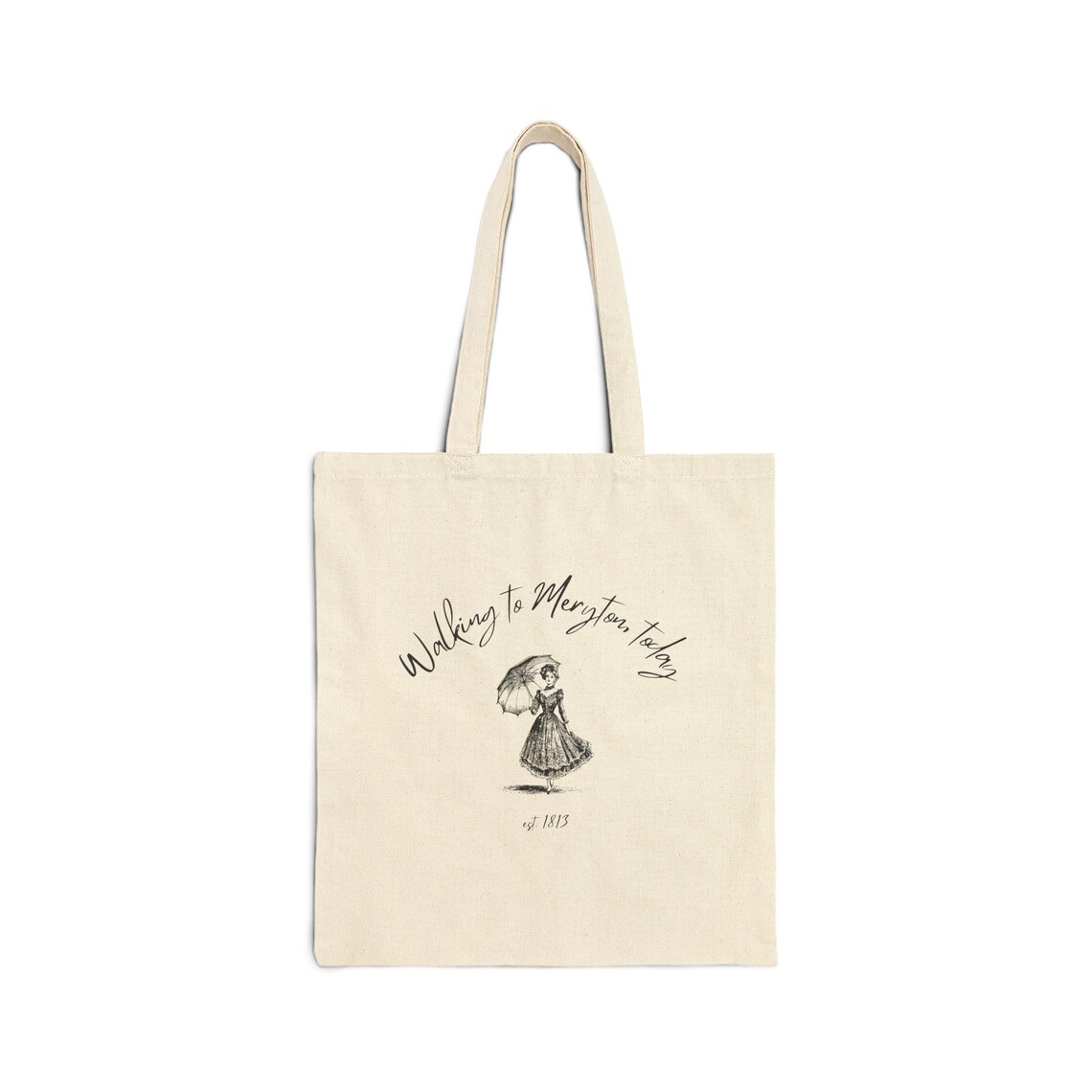 Jane Austen Pride and Prejudice Canvas Tote Bag, Jane Austen Book Merch ...