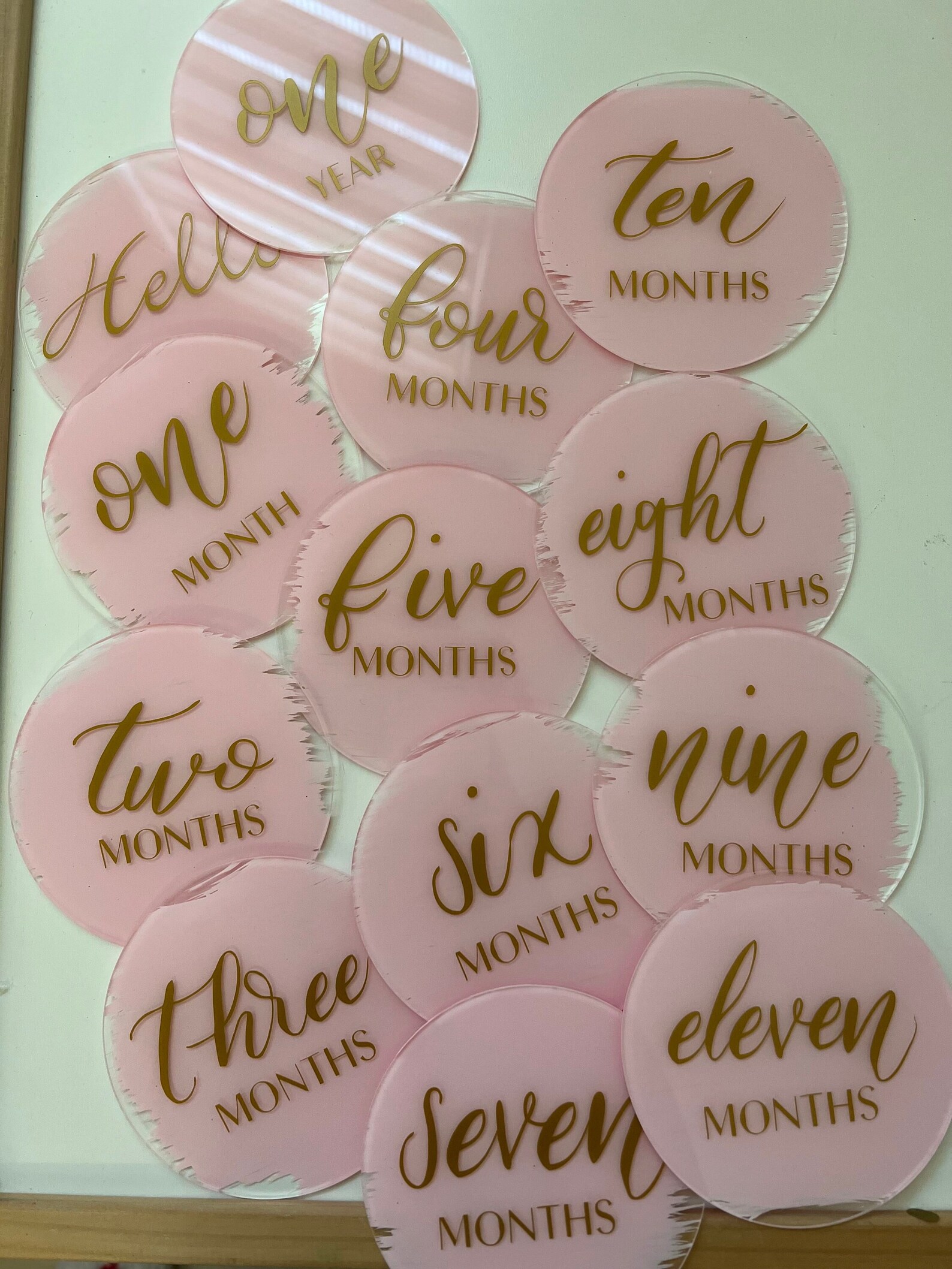 Acrylic Baby Milestones - Etsy