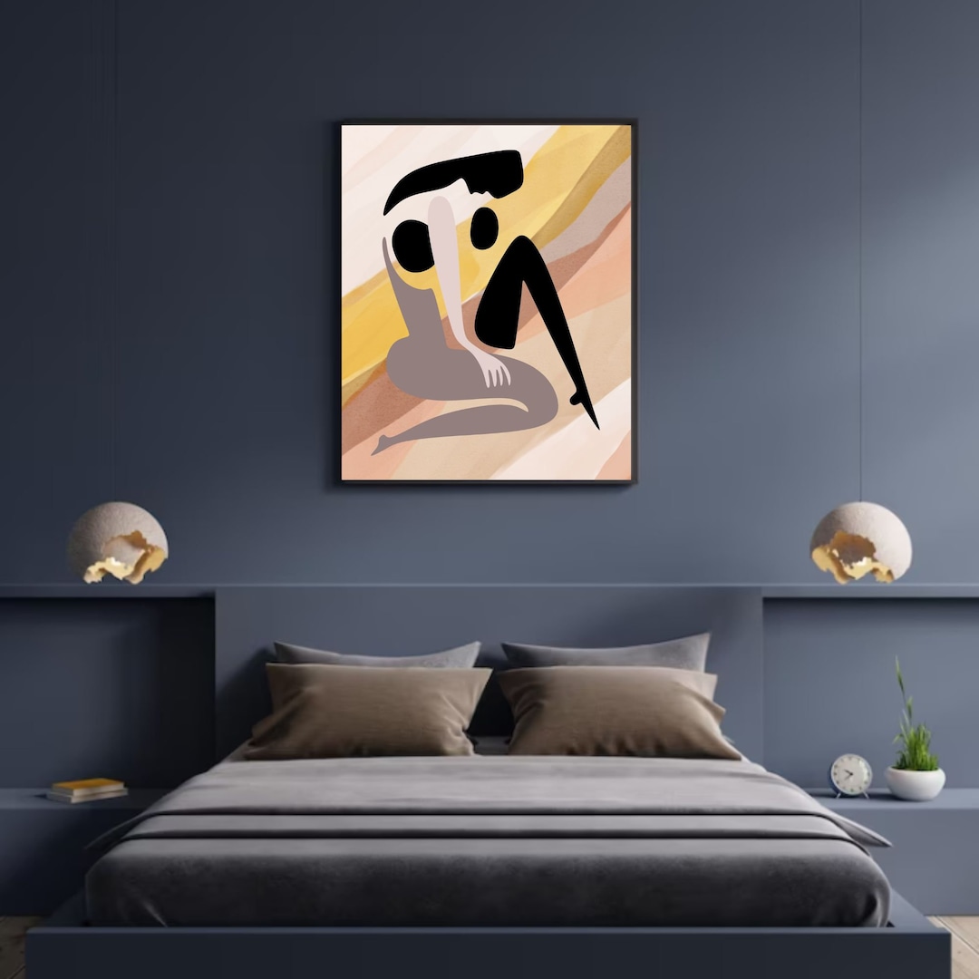 Modern Woman Art, Elegant Art, Abstract Art, Digital Print - Etsy