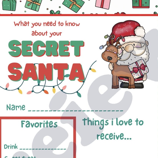 Secret Santa - Etsy
