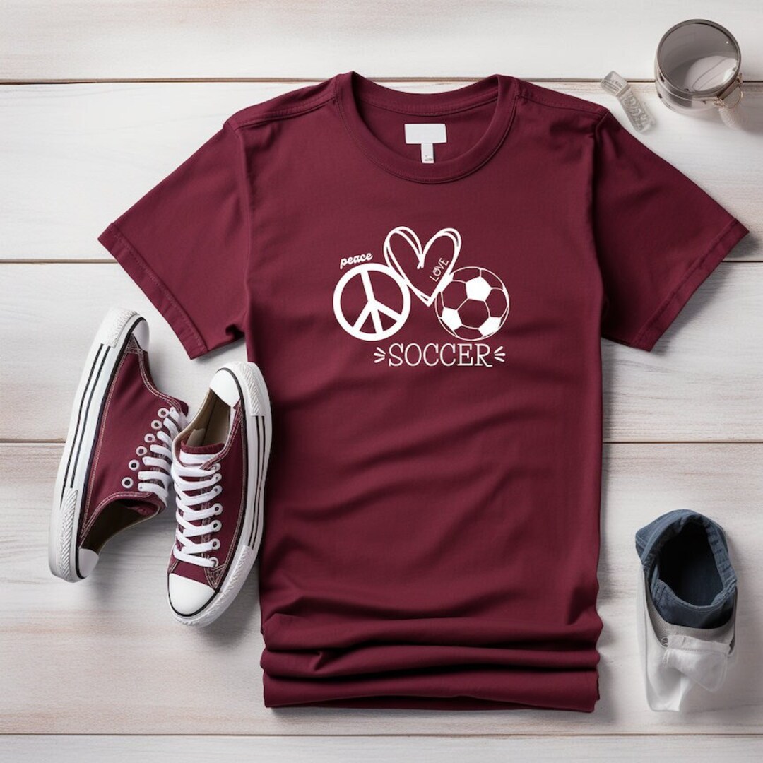 Peace Love Soccer Digital Download, Png File, HTV File, Vinyl File - Etsy