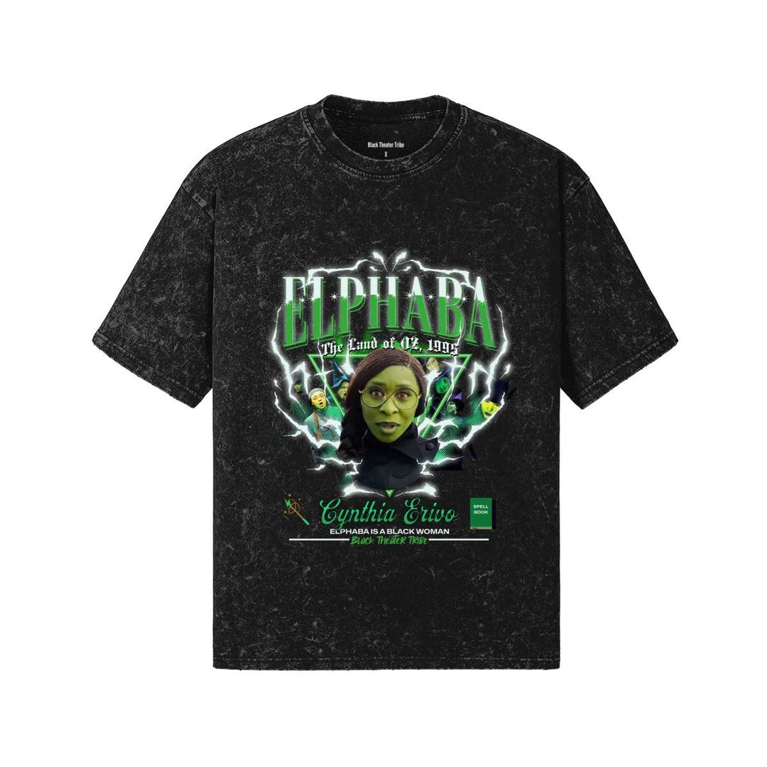 Wicked Elphaba Unisex Tee, Cynthia Erivo, Wicked Musical, Broadway ...