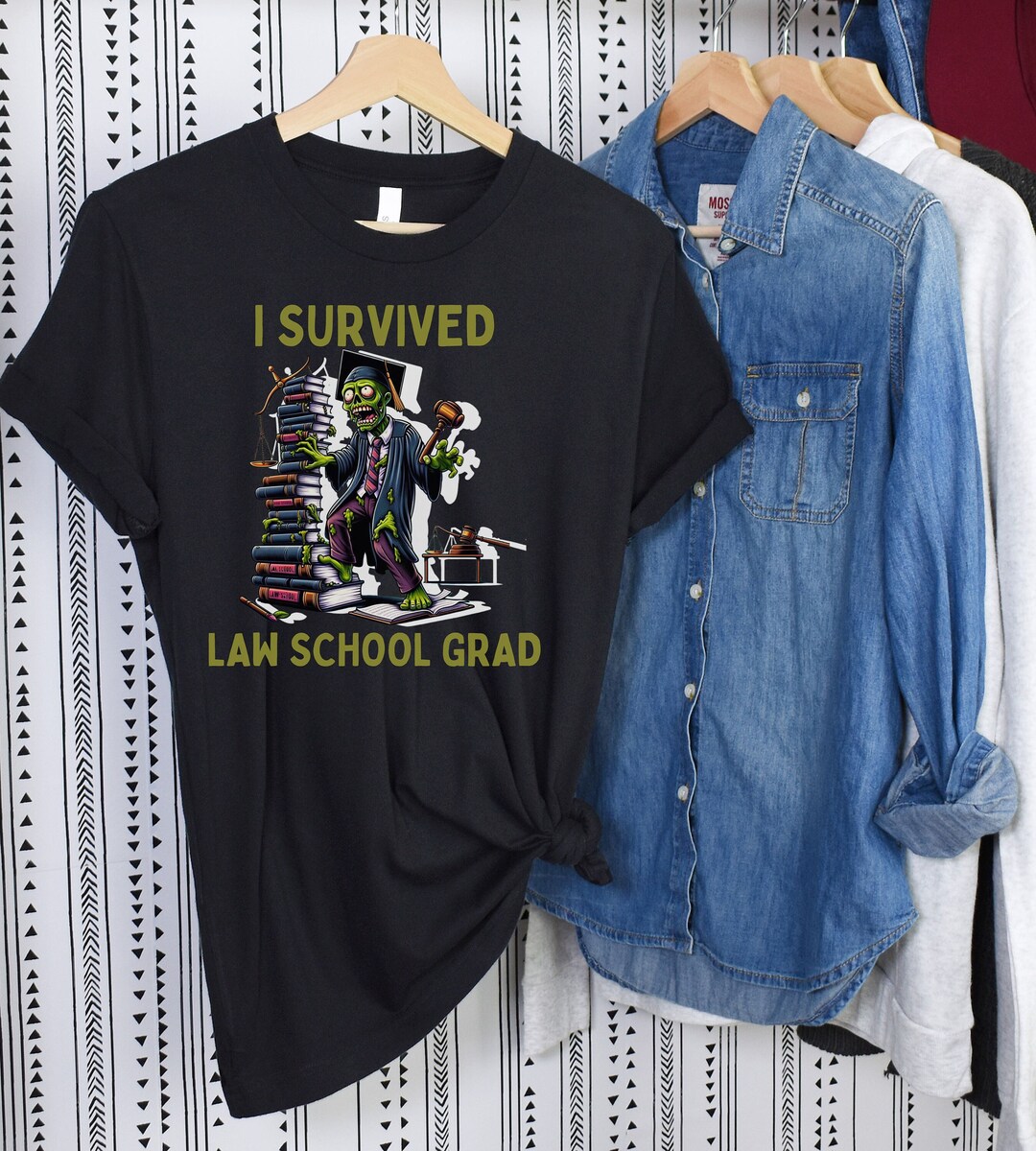 Law School Graduation Tshirt Zombie Law Grad Humorous Law School ...