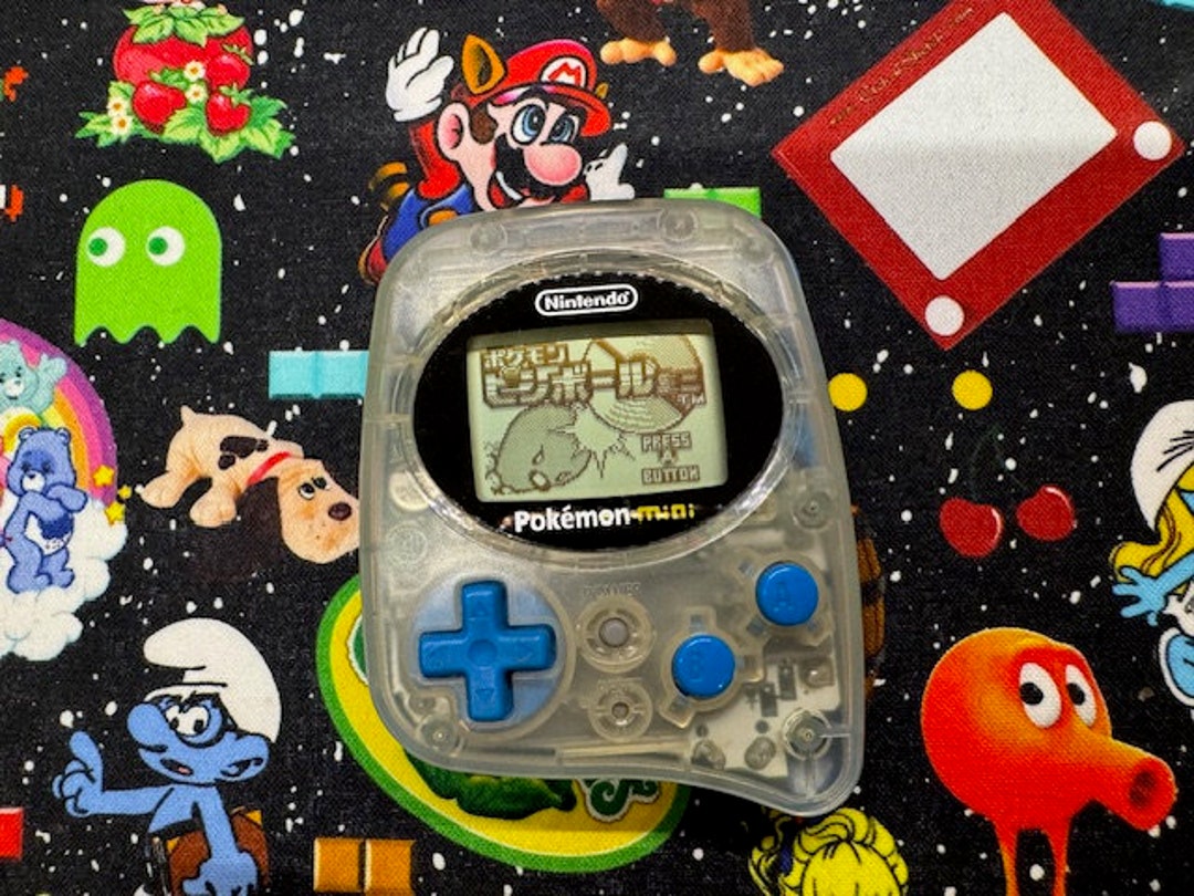 Pokemon Mini Console in Wooper Blue - All Original - Etsy