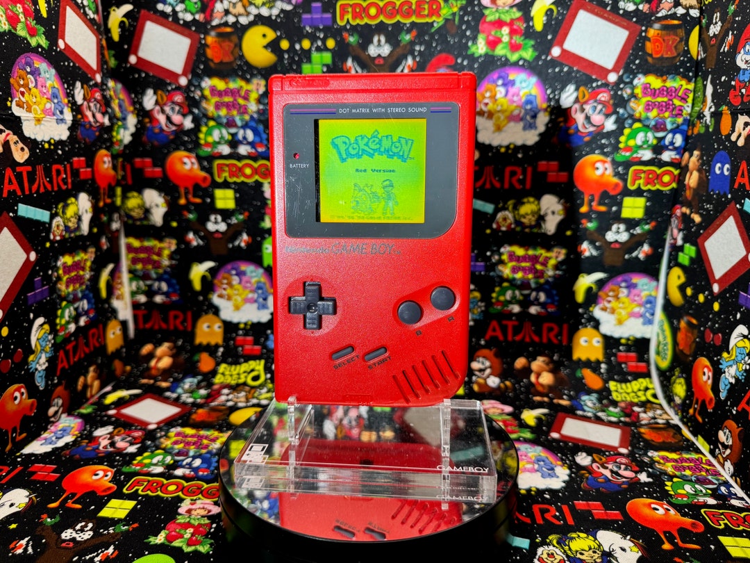 Red Gameboy DMG "play It Loud" Edition Restored/refurbished All ...