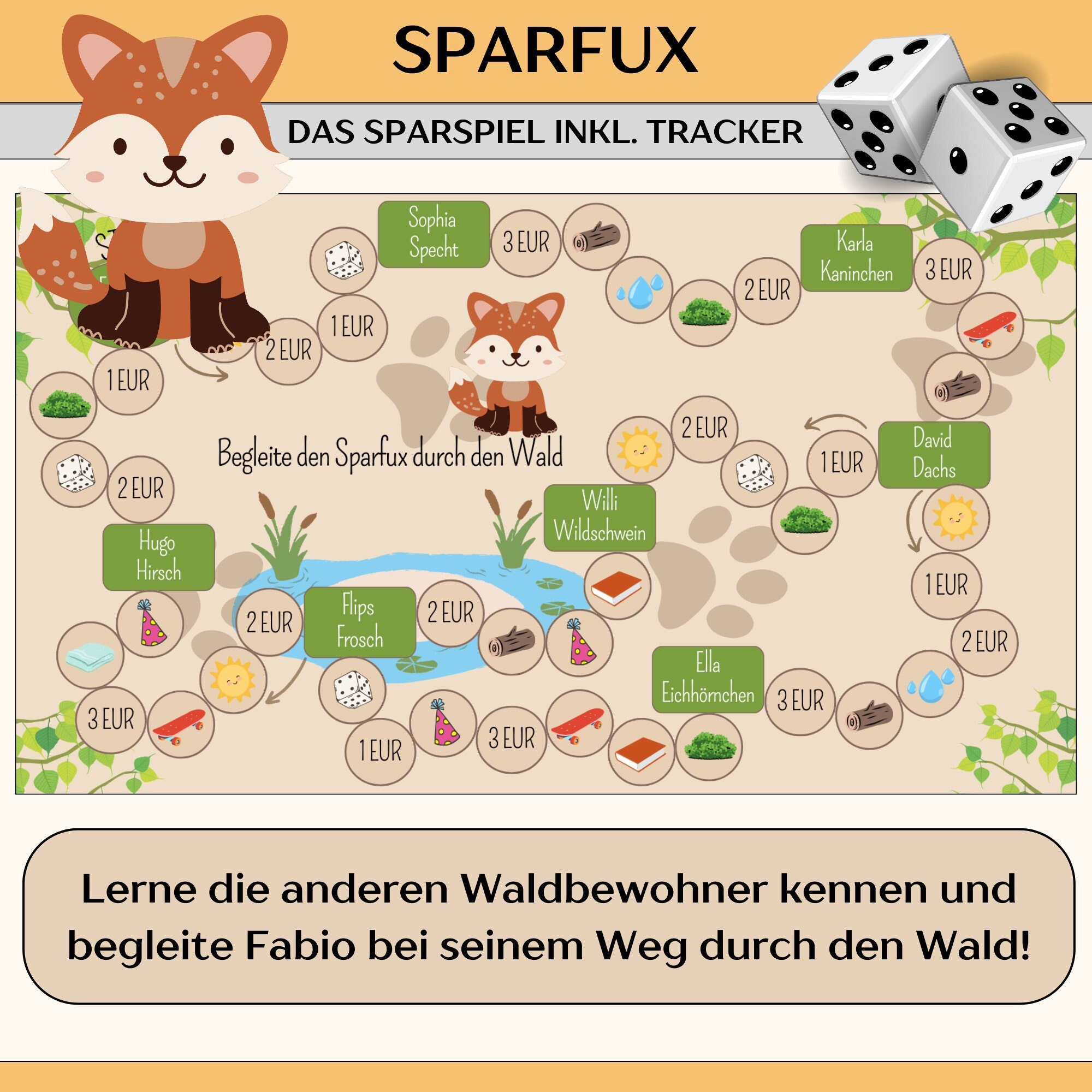 Würfel Sparspiel Neu Sparchallenge Kreative Sparspiele Spielend Sparen ...