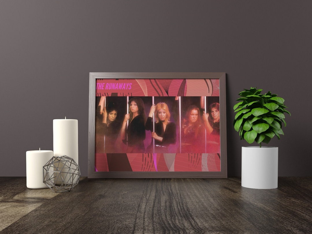 The Runaways Poster Printable PDF, Joan Jett, Digital Wall Art ...