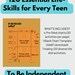 Teen “adulting” Pre-filled Charts - Etsy