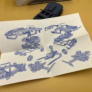 1:8 Large Scale Corvette Summer Complete Resin Model Kit With Engine ...