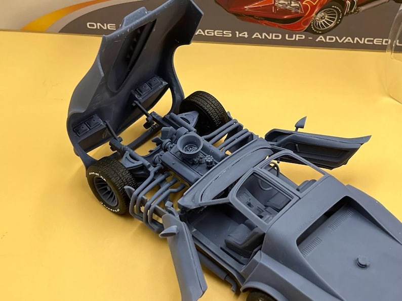 1:8 Large Scale Corvette Summer Complete Resin Model Kit With Engine ...