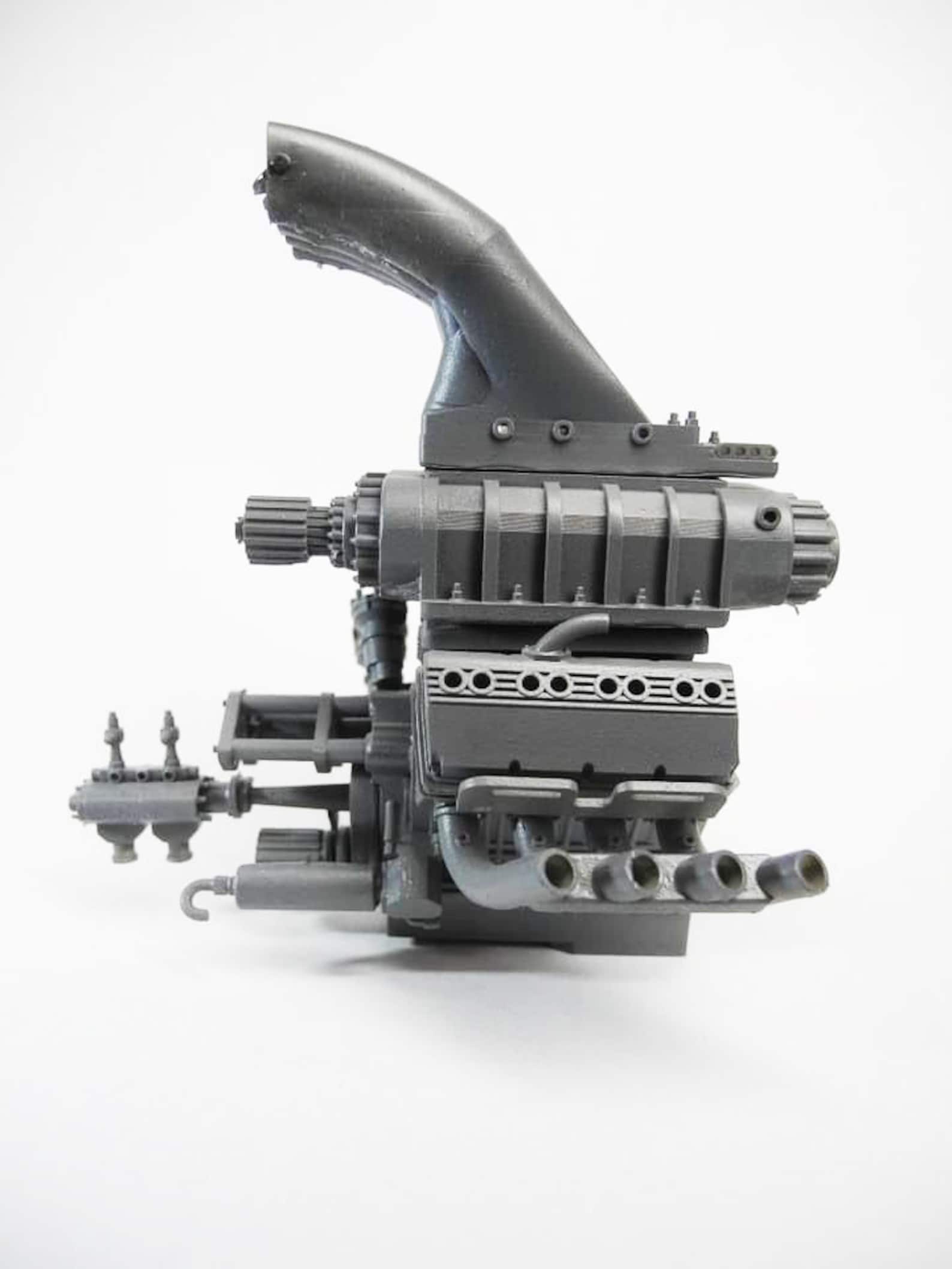 Top Fuel HEMI Billet Supercharged Engine Kit | Scales 1/24 1/25 1/18 1/ ...