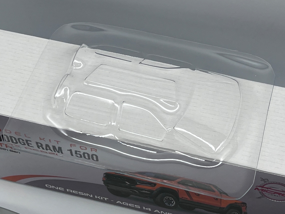 1:25 RAM 1500 TRX Rebel 5th Gen Resin Model Kit With Rubber Tires and ...