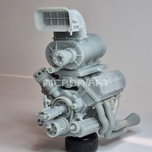 PSI Blown HEMI Outlaw Extreme Engine Kit | Scales 1/24 1/25 1/18 1/16 1 ...