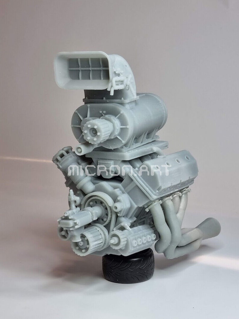 PSI Blown HEMI Outlaw Extreme Engine Kit | Scales 1/24 1/25 1/18 1/16 1 ...