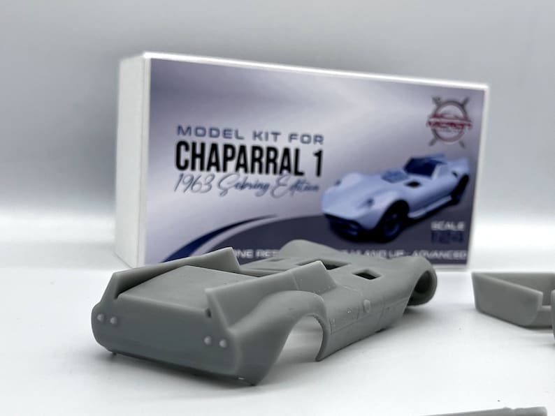 1:24 Chaparral 1 Model Kit 1963 Sebring Jim Hall Vintage Racing 12 ...