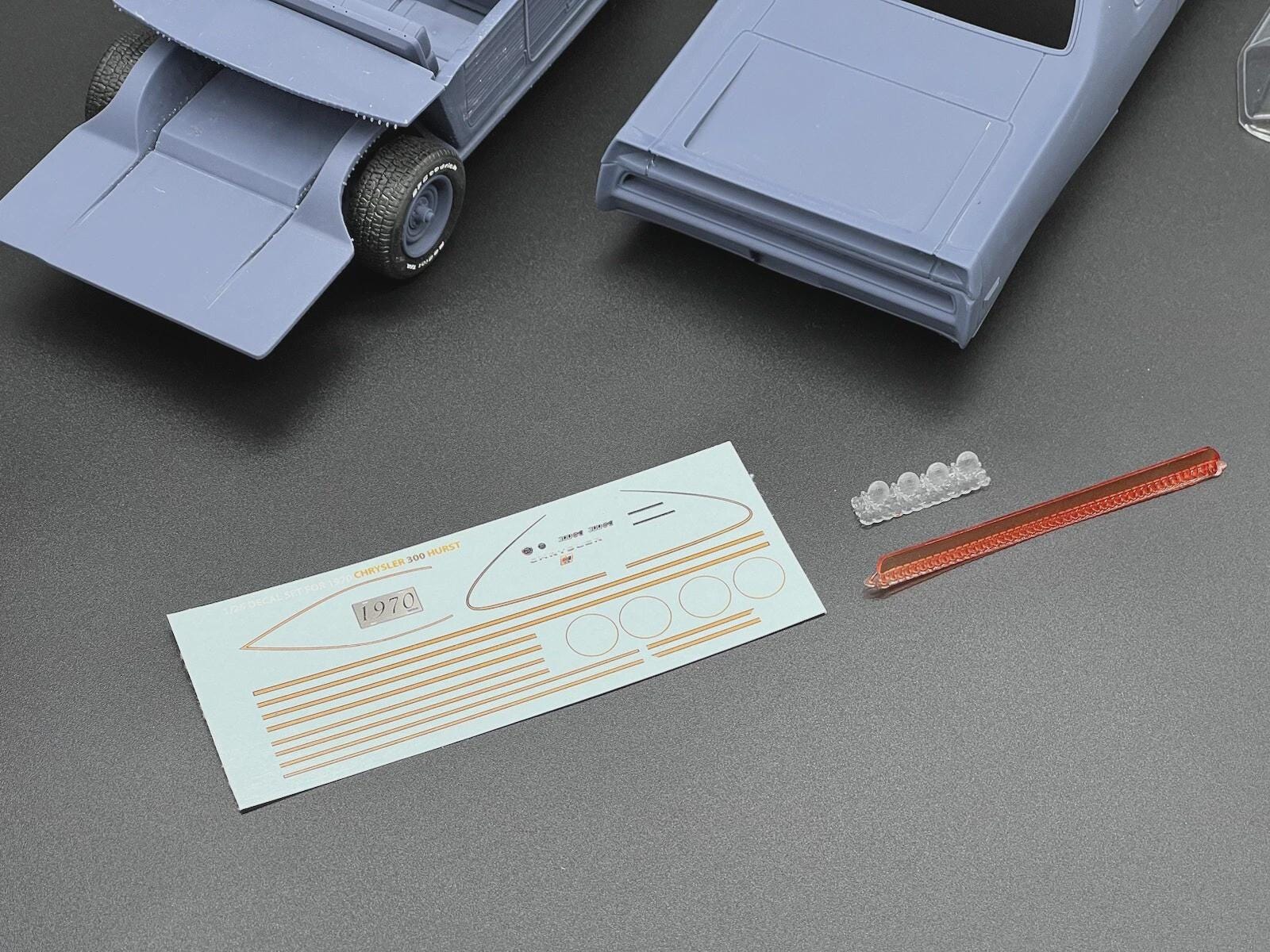 1/25 1970 Chrysler 300 Hurst Resin Model Kit With Decals 300H - Etsy Canada